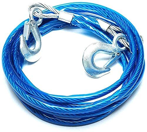 Humongous Towing Strong Emergency Heavy Duty Car Tow Cable Strap Rope ...