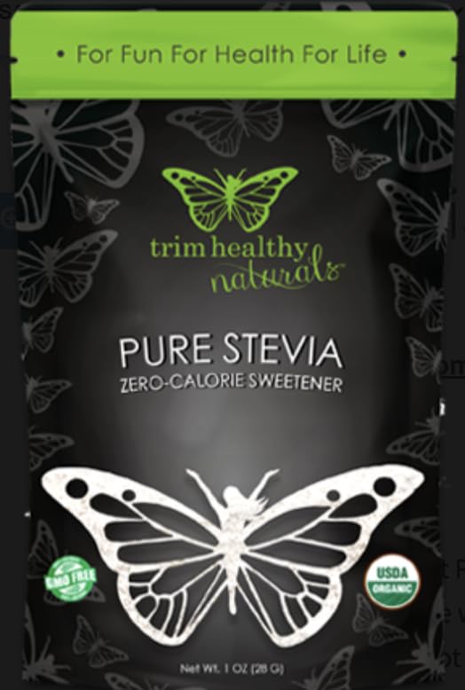 Amazon.com: Trim Healthy Naturals Pure Stevia, Zero Calorie Sweetener ...