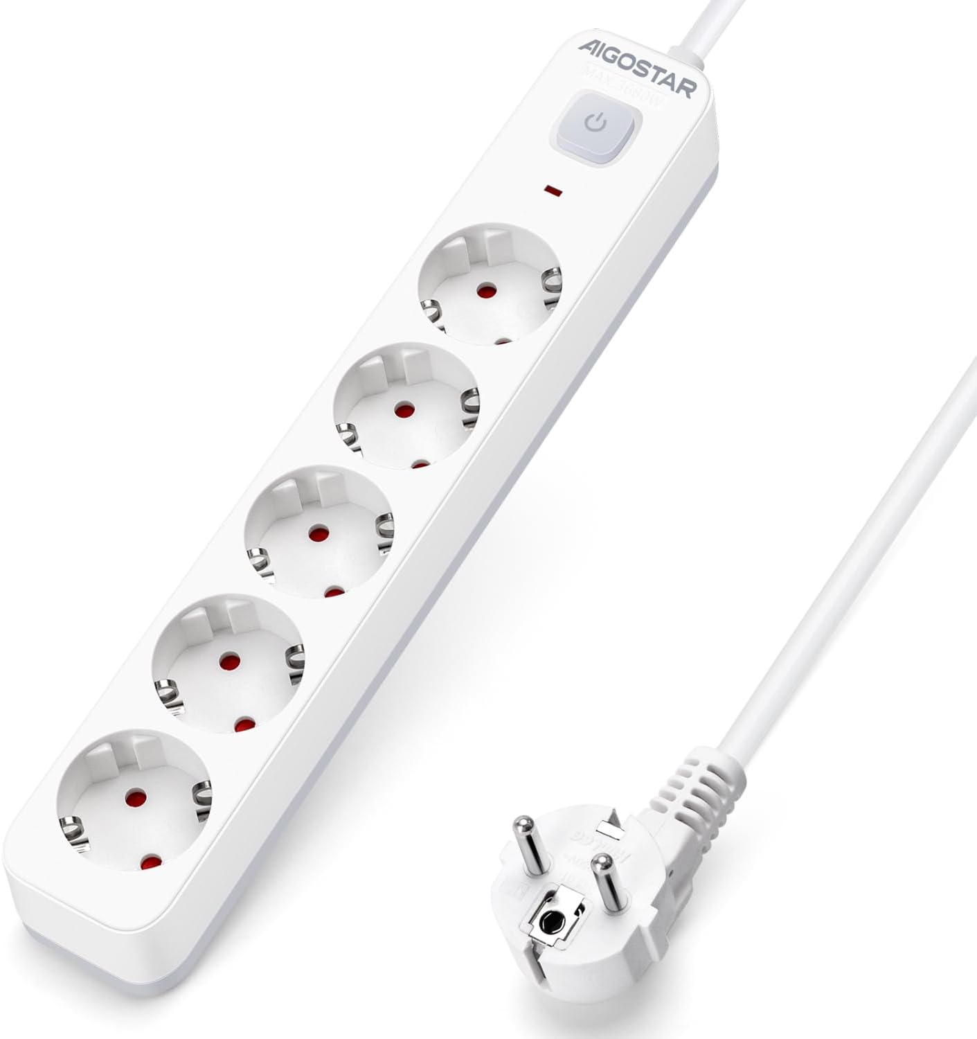 Super Electro 5-Fach Steckdosenleiste mit 3 USB, Steckerleiste mit ...