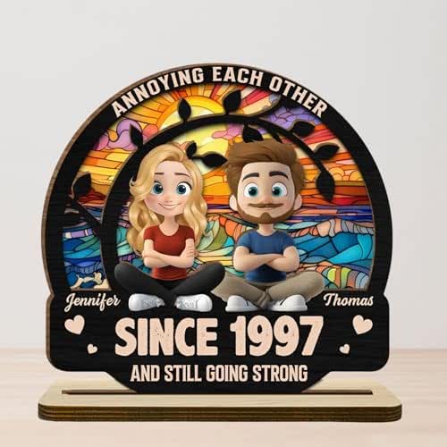 Amazon.com: Love You Forever - Personalized Custom 2-Layer Wood Plaque ...