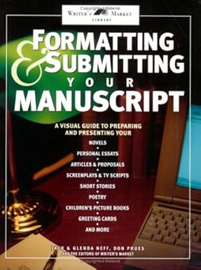 Formatting & Submitting Your Manuscript: Neff: 9780898799217: Amazon ...