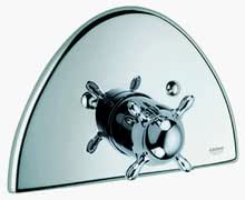 Amazon.com: Grohe 19685RR0 Talia Shower Valve Velour Chrome / Chrome ...