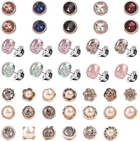 Brooch Pins for Women, 20 Pcs Women Shirt Brooch Pins, Cover Up Brooch ...