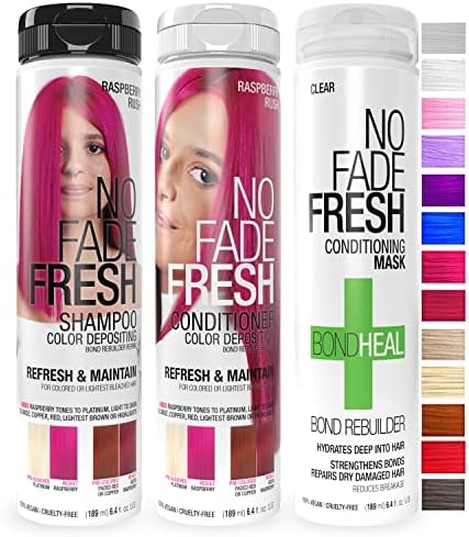 Amazon.com : No Fade Fresh Raspberry Rush Hair Color Depositing ...