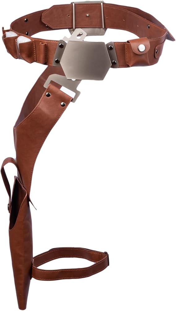 Amazon.com: Han Solo Belt with Buckle Updated Holster PU Prop Cosplay ...