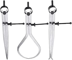 Amazon.com: Spring Calipers,3pcs 8 Inch Spring Caliper/Internal External Dividing Divider Set (8 ...
