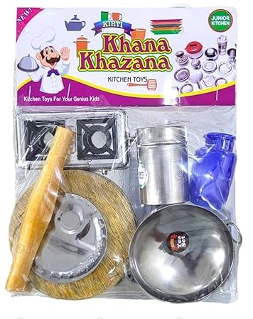 Buy Steel Kitchen Set Toys for Kids, Role Playing Kitchen Set of ...