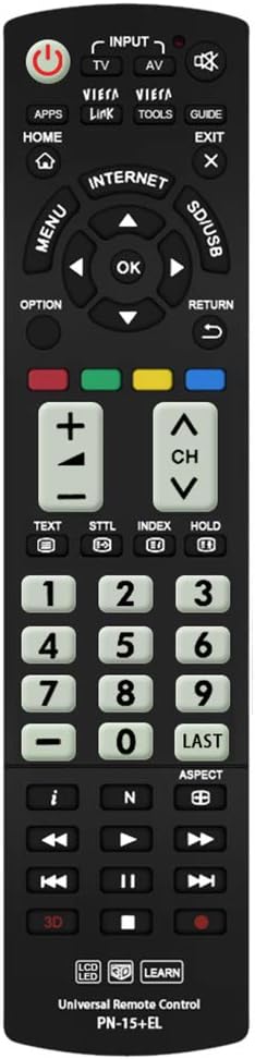 Amazon.com: Gvirtue Universal Replacement Remote Control PN-15+EL ...