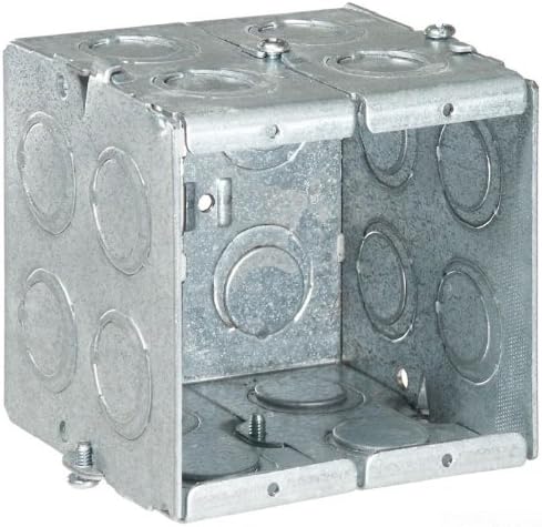 Steel City GW335-G Masonry Outlet Box, Gangable, 3-3/4-Inch Length by 5 ...