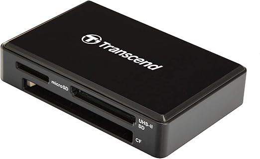 Amazon.com: Transcend RDF9 Card Reader - CompactFlash, microSDHC ...