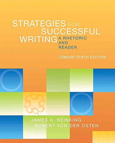 Amazon.com: Strategies for Successful Writing, Concise Edition: A ...