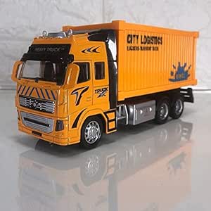 Buy Toyslance Alloy Metal Pull Back Die-cast Logistic Truck Scale ...