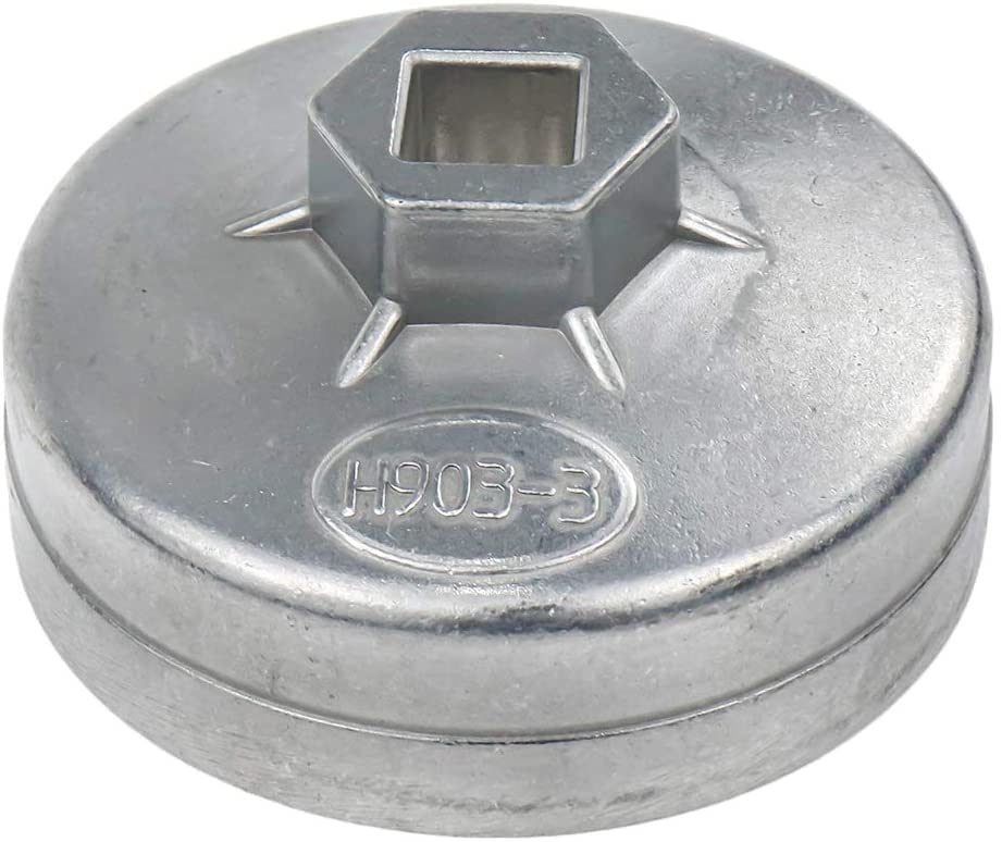 Snapklik.com : 74mm Max Inside Dia 15 Flutes End Cap Oil Filter Wrench ...