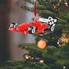Amazon.com: Racer Ornament, Personalized Race Car Christmas Ornament ...