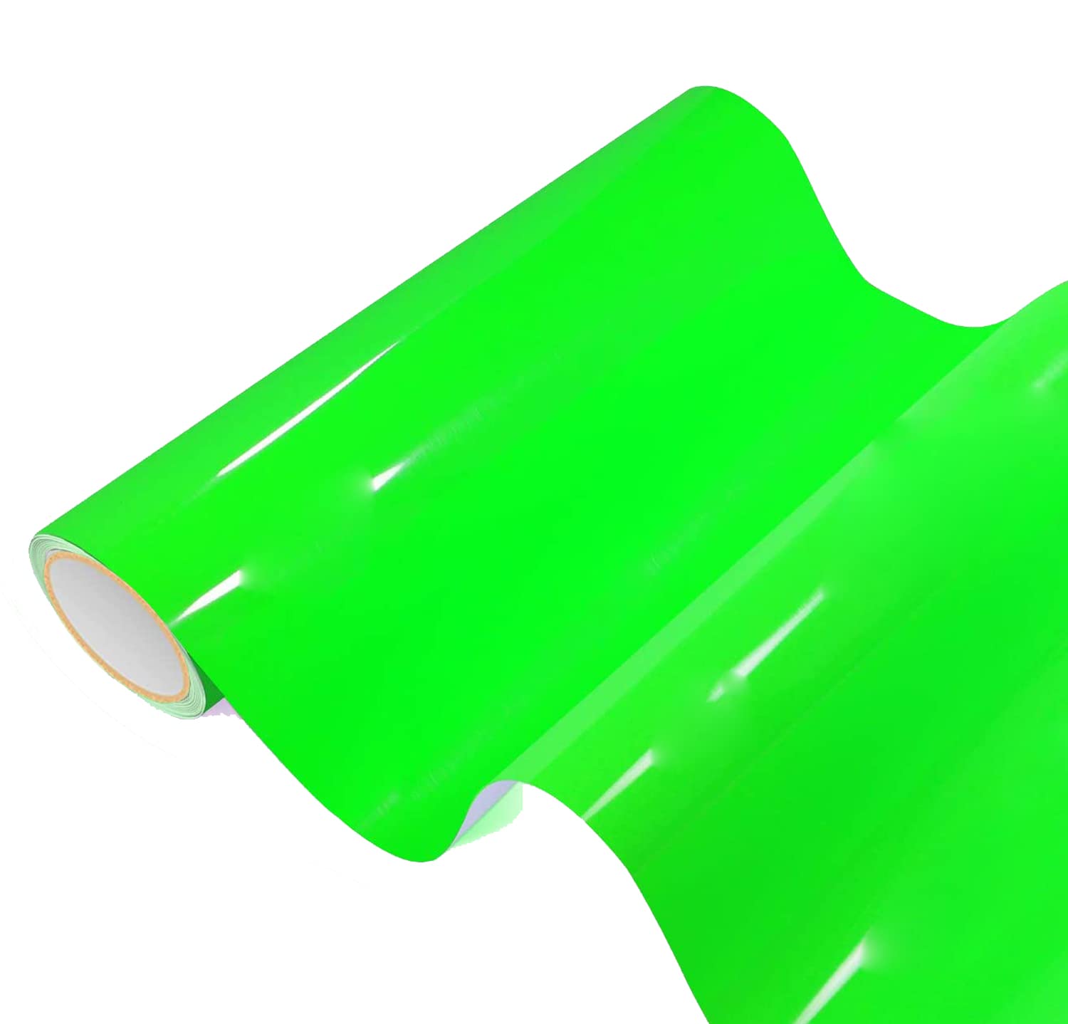 Amazon.com: Fluorescent Green HTV Vinyl Neon Green Heat Transfer Vinyl ...