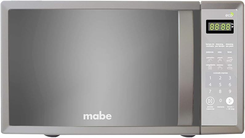 mabe Horno de microondas 0.7 pies cúbicos (20 L) 120 V Silver Mabe ...