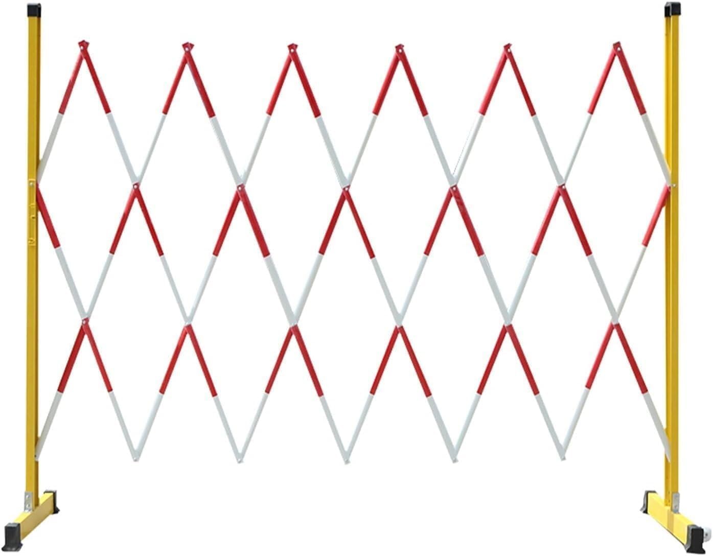 Barricade Retractable Traffic Barrier with Wheels Adjustable Portable ...