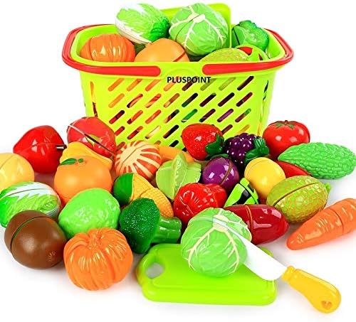 Buy FunBlast Fruits and Vegetables Play Set Toys - Realistic Sliceable Cutting Fruits and ...