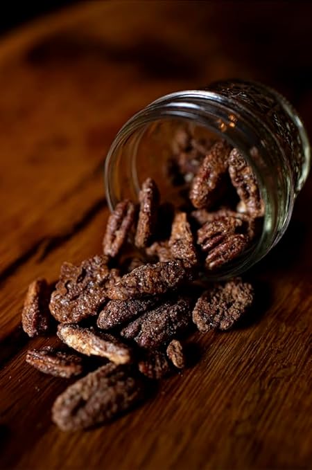 Amazon.com : BENDT Candied Pecans - 3 oz. Gourmet Whiskey Nuts, Hand ...