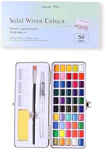 Amazon.com: Watercolor Paint Set, Watercolor Paints, Painting Set with ...