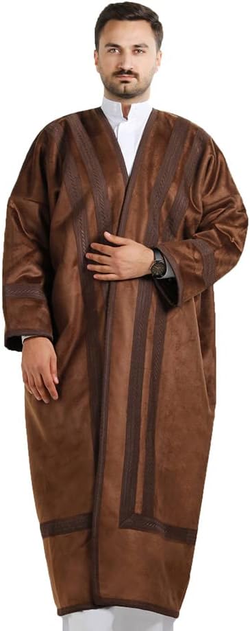 Farwa Classic - Warm Winter Fur Coat - Cloak Arab Dress - Men’s ...