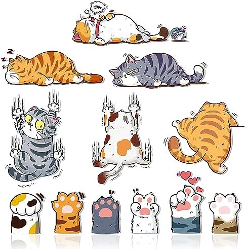 cobee Cartoon Cat Car Sticker, 3 Pack Vinyl Funny Auto Decals Bumper ...