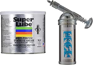 Super Lube Synthetic Grease (NLGI 2) 14.1 oz + Astro Pneumatic 101 Mini ...