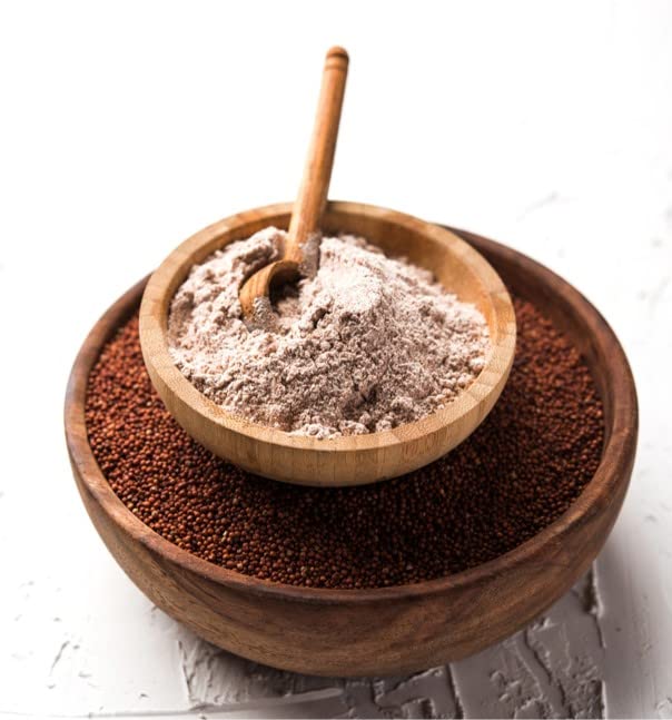 Veganic Ragi Aata | Finger Millet Flour | Ragee Powder | Gluten Free ...