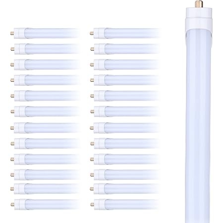 Shop Light 8FT, T8 T10 T12 LED Light Tube, 8 Foot FA8 Single Pin, 45W ...
