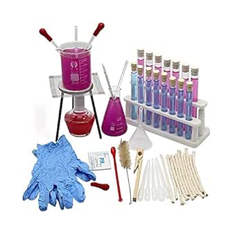 HJSJKSA Laboratory Basic Chemical Glass Equipment, Beaker Test Tube ...