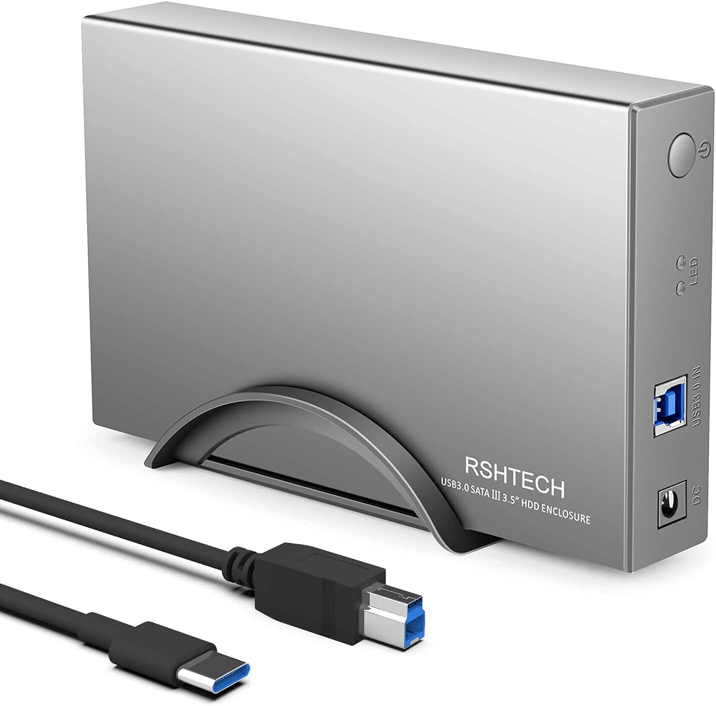 Amazon.com: Manhattan USB 3.2 to SATA External 3.5 inch Hard Drive ...