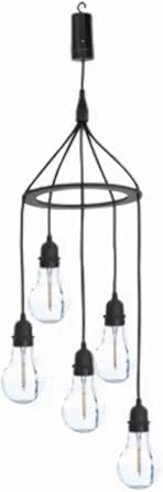 Luxform Lighting Hubble Battery Operated Decorative LED 5 Hanging ...