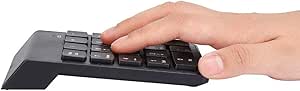 Zunate Numeric Keypad, 2.4GHz Mini Number Pad Wireless Number Pad with ...