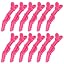 Amazon.com : ACO-UINT 12Pcs Pink Hair Clips for Styling Sectioning ...