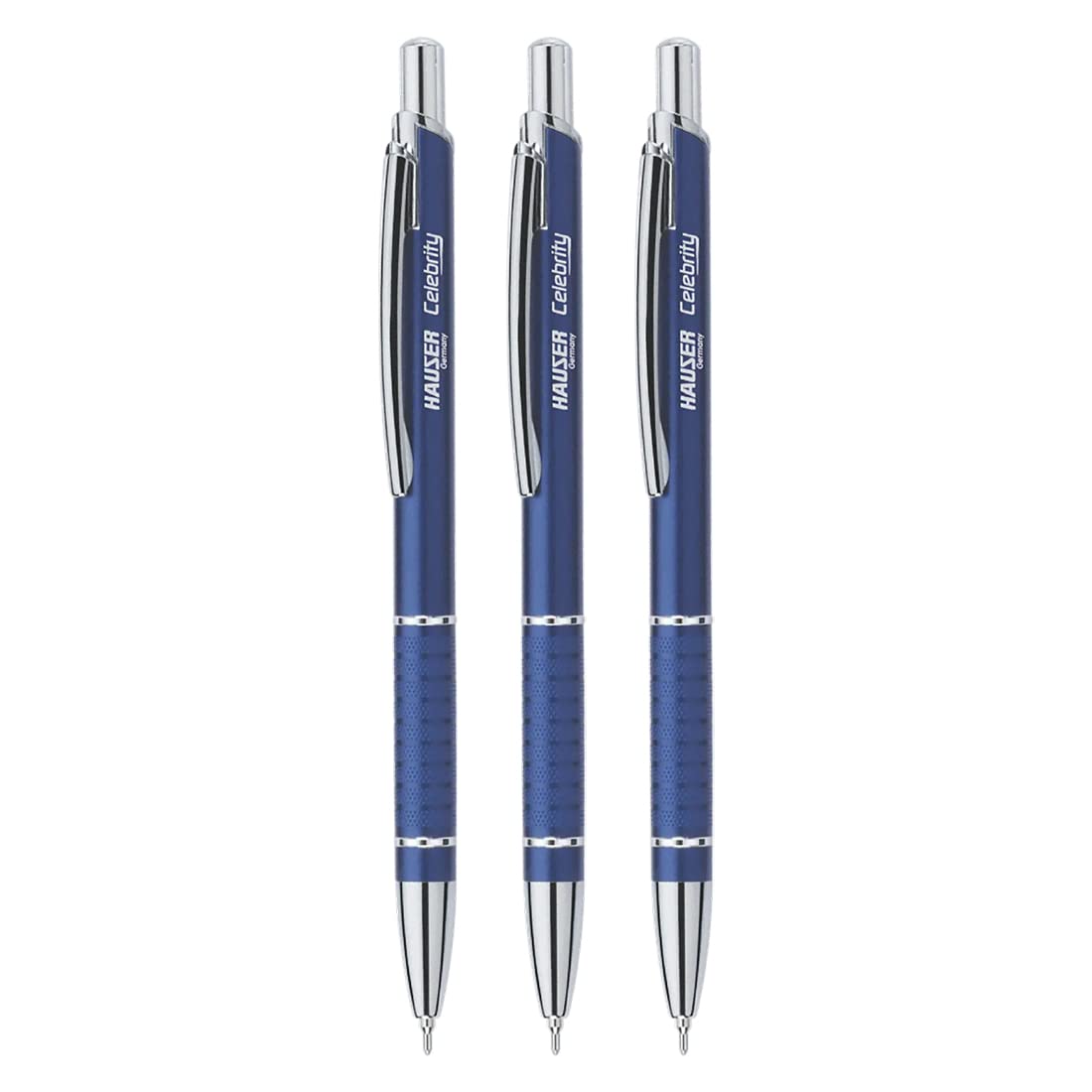 Buy Hauser Celebrity Designer Ball Pen Box Pack | Metal Body With ...