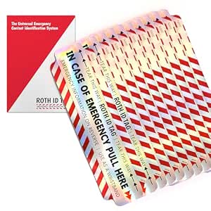 Mega ROTH ID TAG™ Kit | Emergency Contact Identification System for Car ...