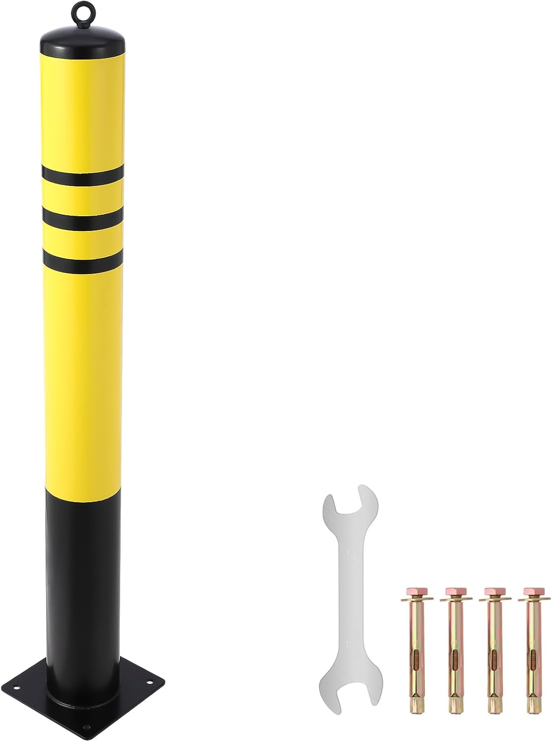 Amazon.com: GAOMON Safety Bollard,42 Inch Height Bollard Post,4.5 Inch ...