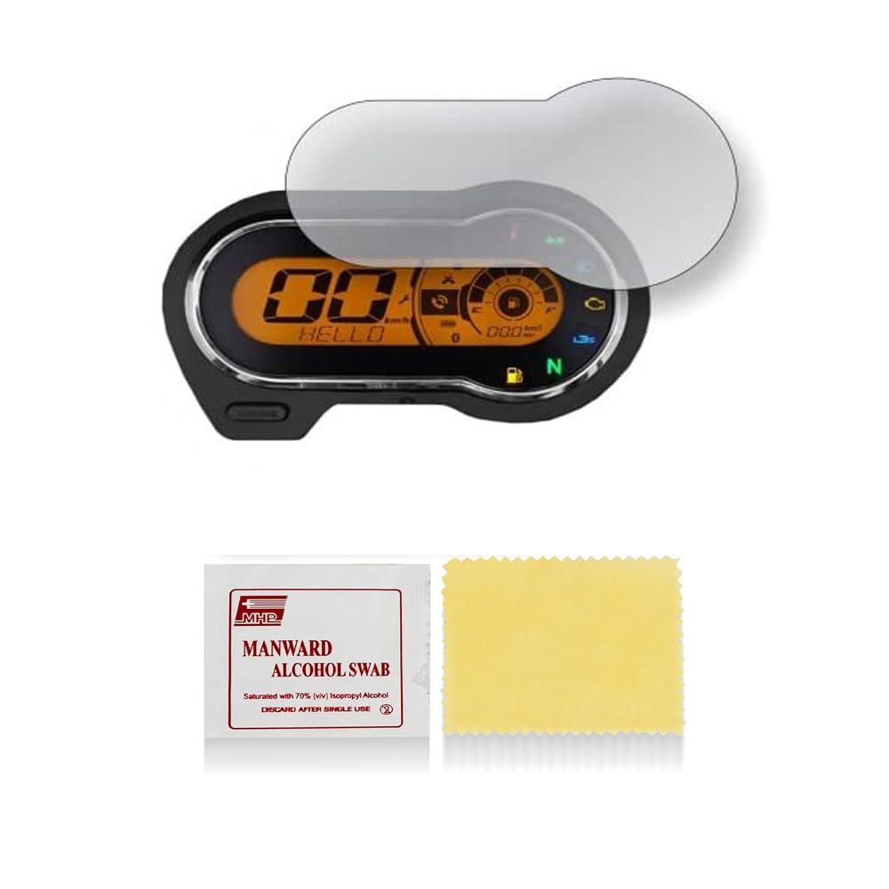 R.J.VON - Bike speedometer screen Guard Compatible For Hero Splendor ...