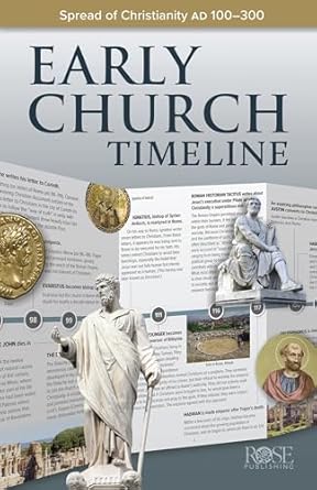 Early Church Timeline: Spread of Christianity AD 100-300 by Rose ...