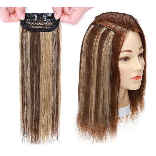 CADENZAHAIR Real 100% Human Hair 2Clip Real Hair Extension Remy ...