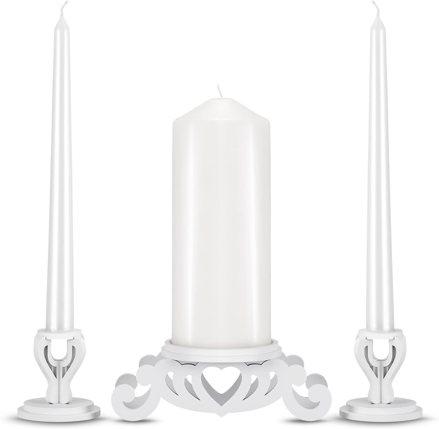 Amazon.com: Rozrety Unity Candle Holder - Unity Candles Stand for ...