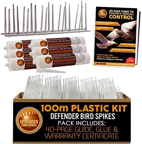 Defender Seagull Spikes Pack | 40 m | Glue | Gull Control Guide ...