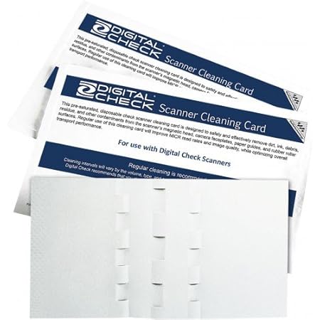Amazon.com: Panini Check Scanner Cleaning Cards (5) : Office Products