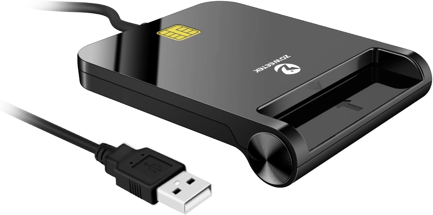 Trust - Lector de DNI, Negro : Amazon.es: Informática