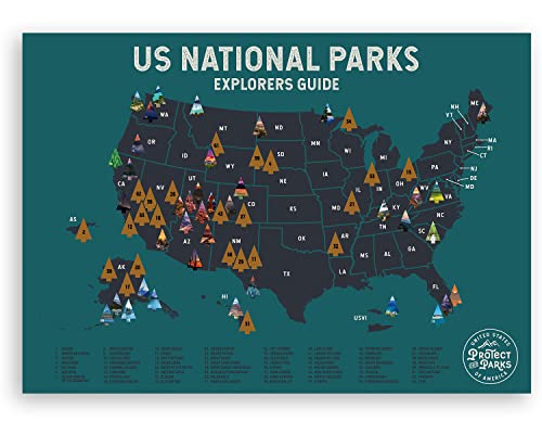 The Best Map of the US National Parks to Track Your Adventures