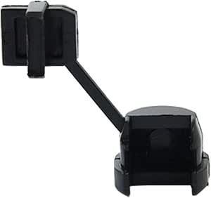 Amazon.com: 1000 Pcs Black Strain Relief Bushing Flat Cables Wiring ...