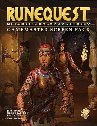 RuneQuest Gamemaster Screen Pack: Chaosium Inc, Jason Durall: 9781568825045: Amazon.com: Books