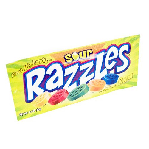 Amazon.com : Razzles, Sour Gum/Candy 24 ct : Everything Else