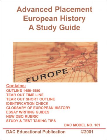 DAC Study Guide For Advanced Placement European History: Brown, Fred ...