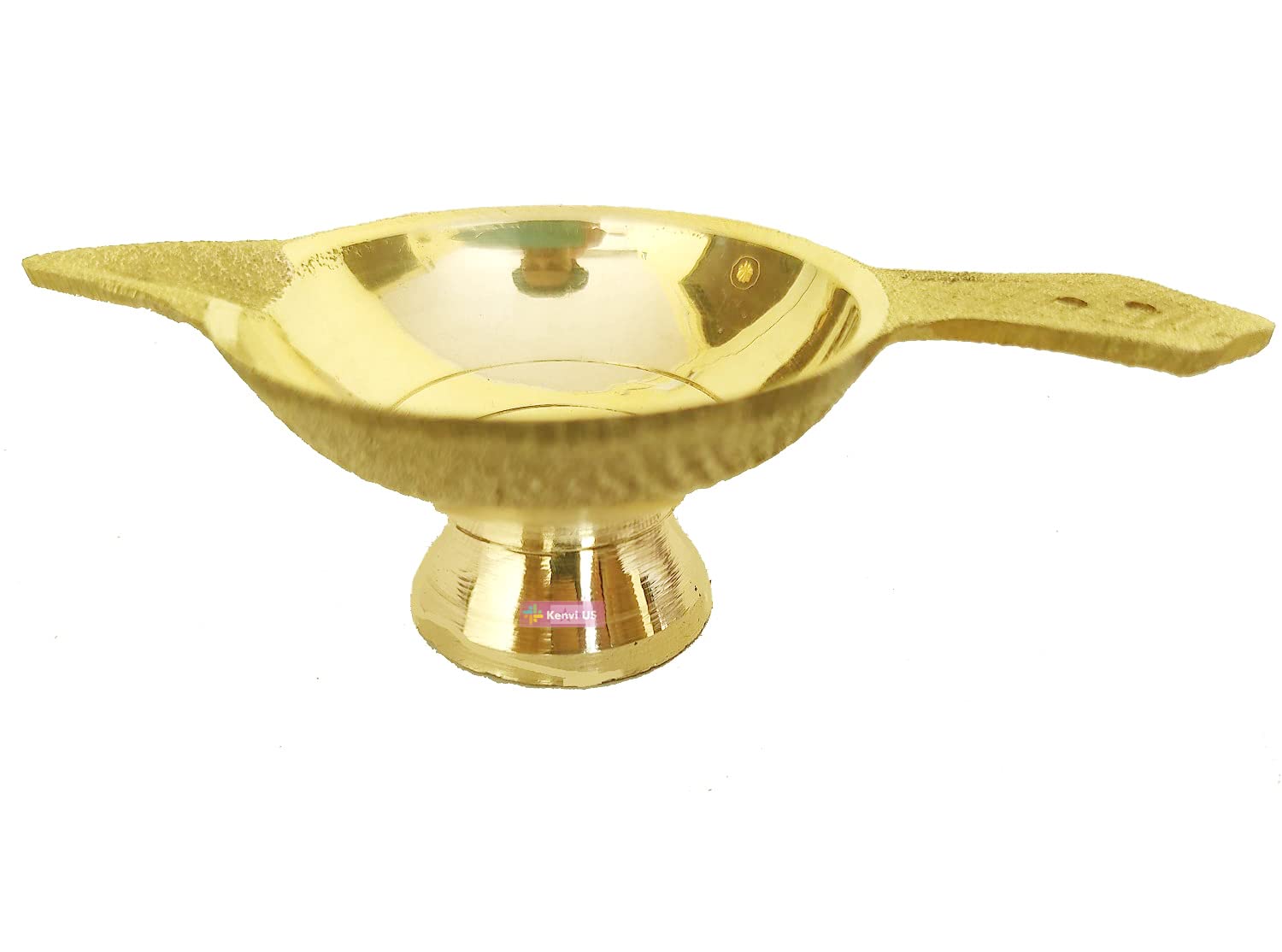 Kenvi Us Brass Single Aarti Small Diya Arti Diya Oil | Desertcart South ...